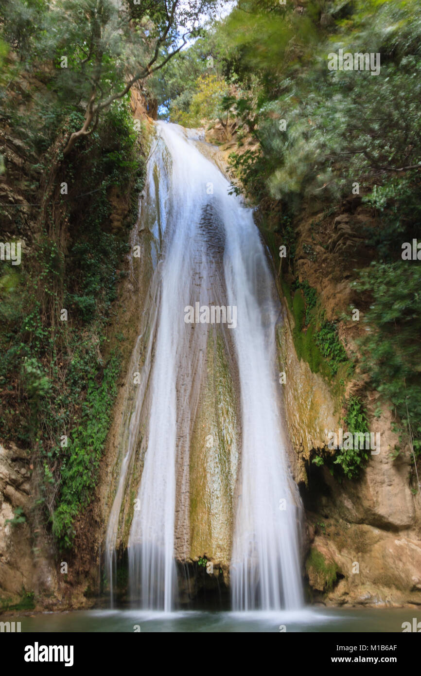 Neda waterfall, Greece Stock Photo - Alamy