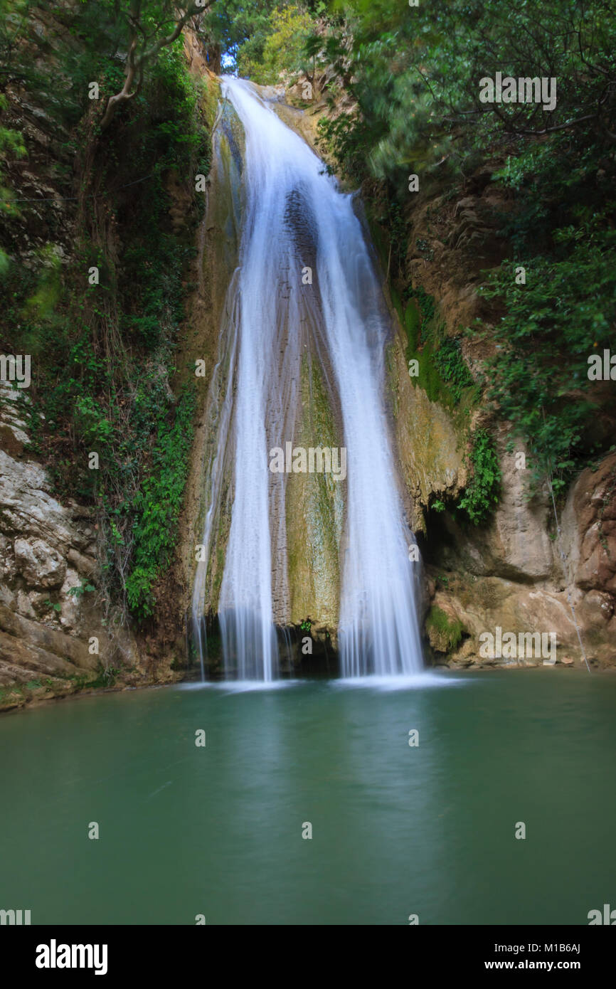 Neda waterfall, Greece Stock Photo - Alamy