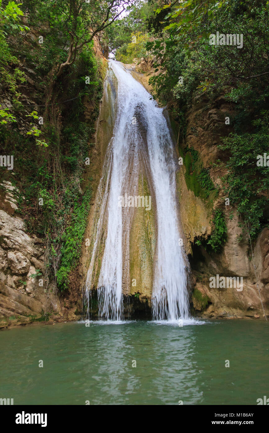 Neda waterfall, Greece Stock Photo - Alamy