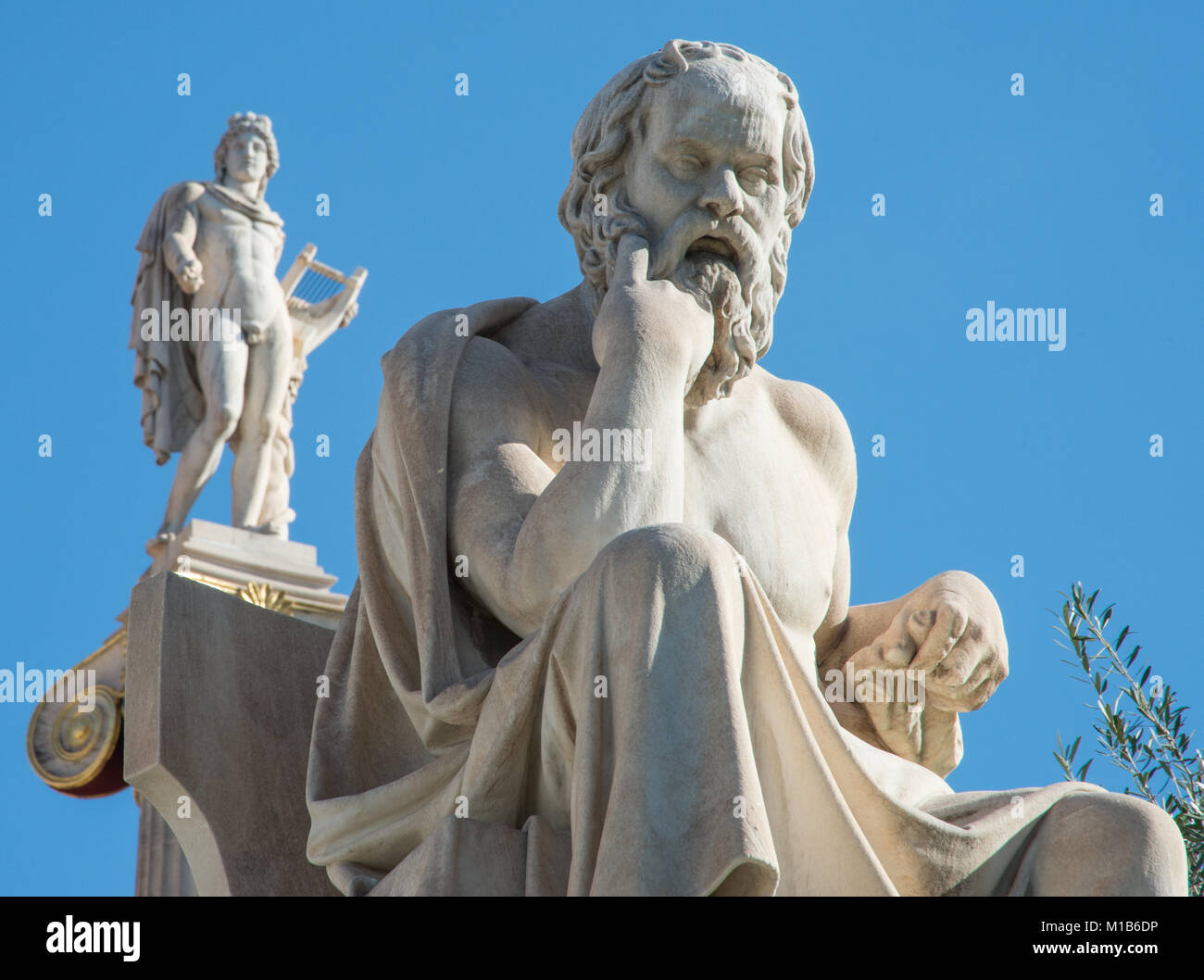 Statue of Plato in Athens, Greece Stock Photo - Alamy