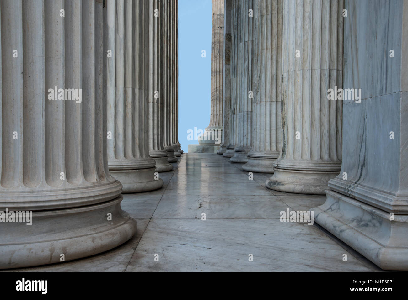 Columns in Athens Greece Stock Photo - Alamy