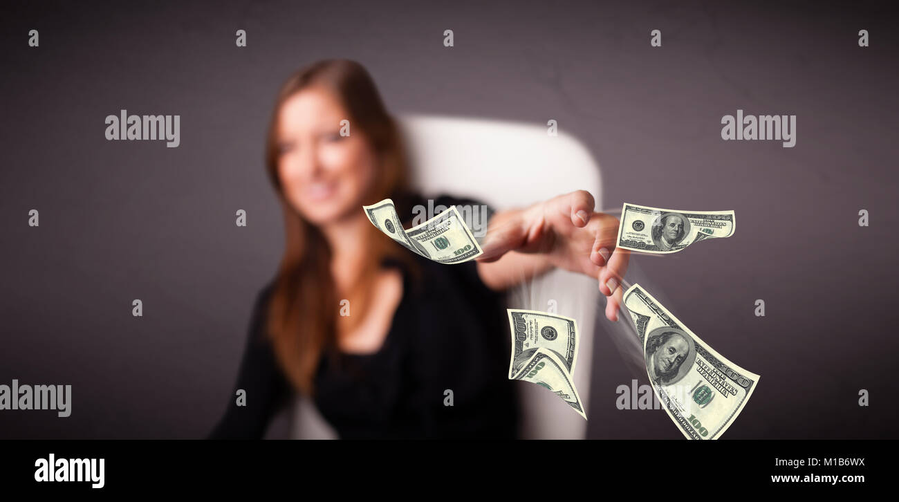 Throwing Money Bank Notes High Resolution Stock Photography and Images ...