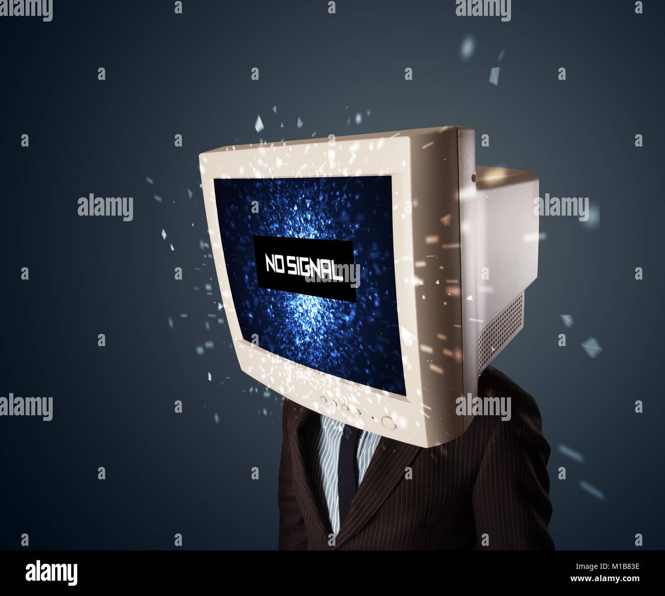 Noise of a crt television hi-res stock photography and images - Alamy