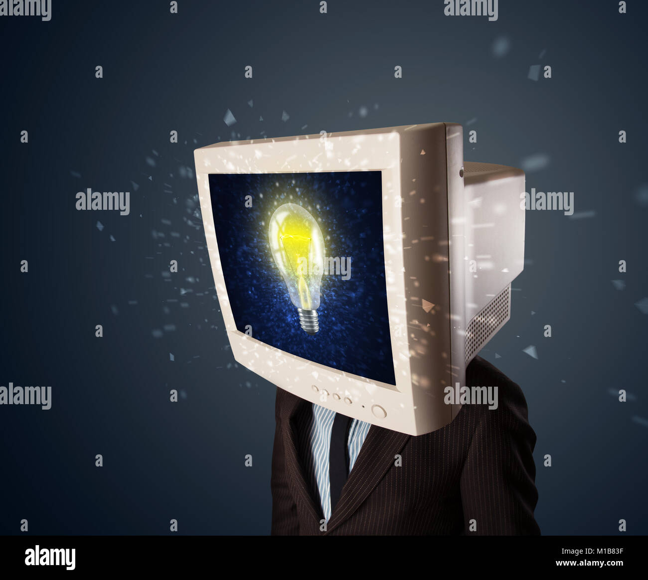Pc monitor head hi-res stock photography and images - Alamy
