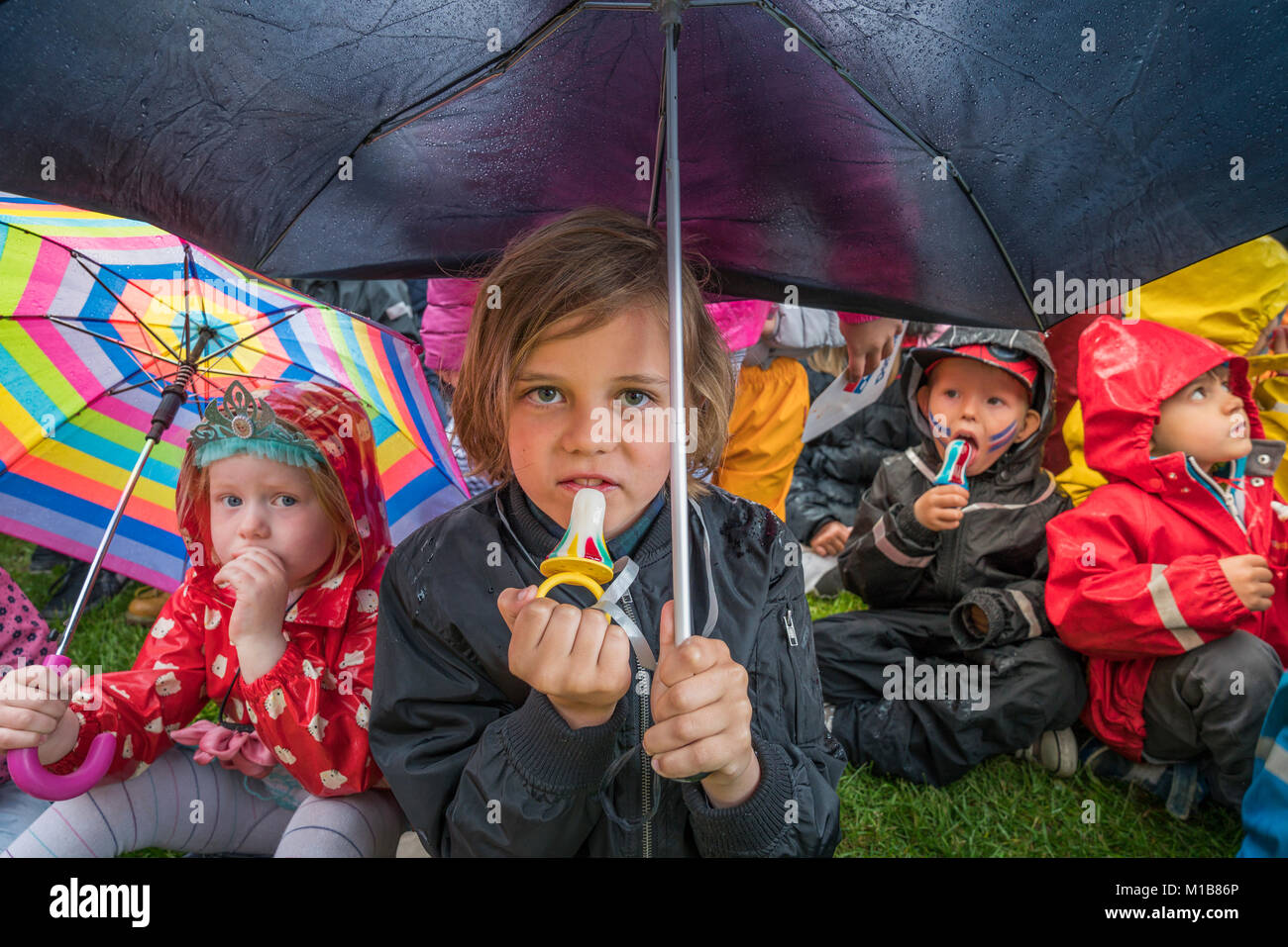 Summer celebration, Independence Day, Reykjavik, Iceland Stock Photo ...