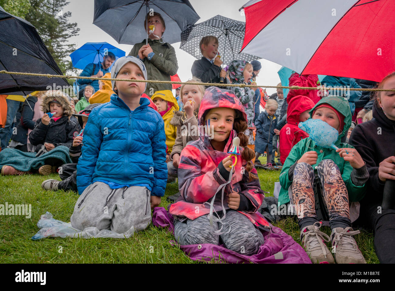 Summer celebration, Independence Day, Reykjavik, Iceland Stock Photo ...