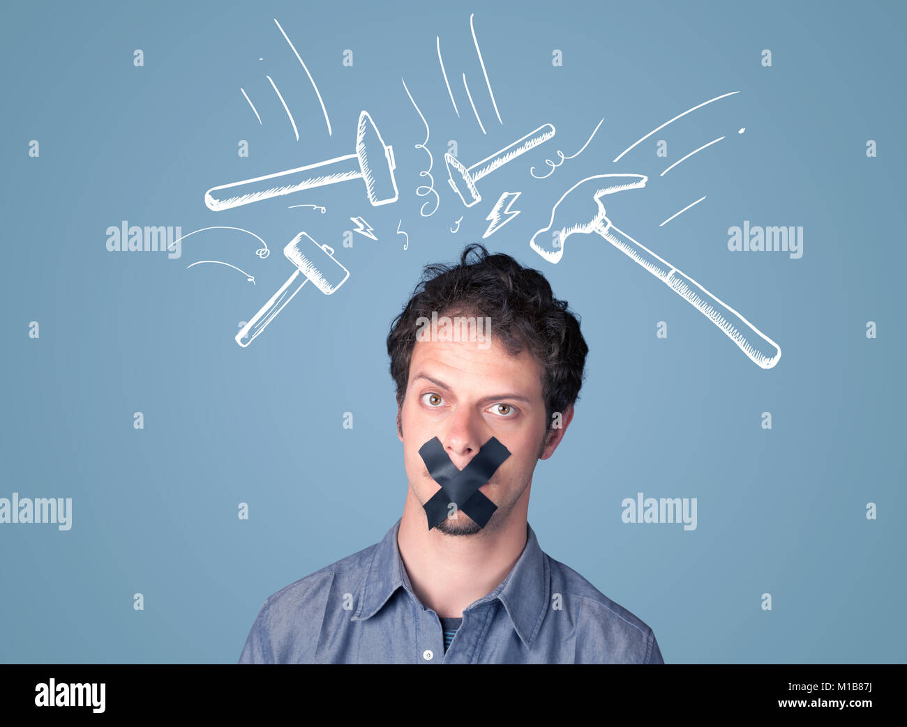 Hammer marks hi-res stock photography and images - Alamy