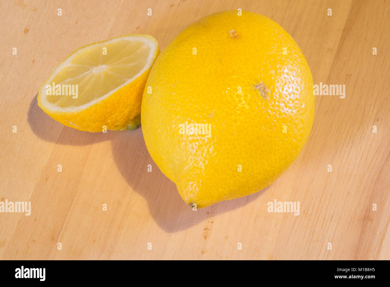 Lemon & a half Stock Photo - Alamy
