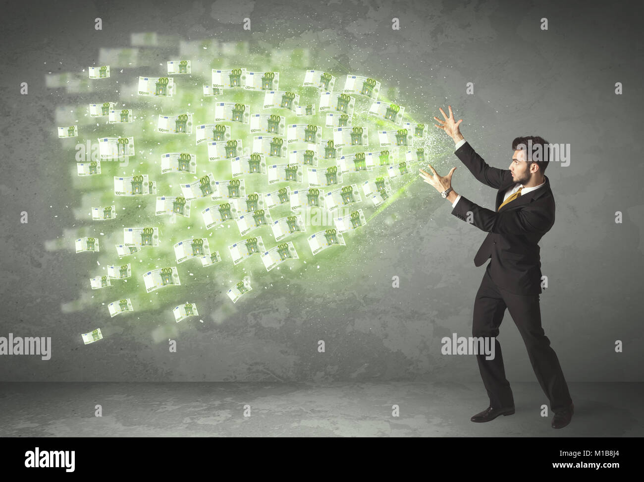 Young Business Throwing Money Concept Stock Photos & Young Business ...