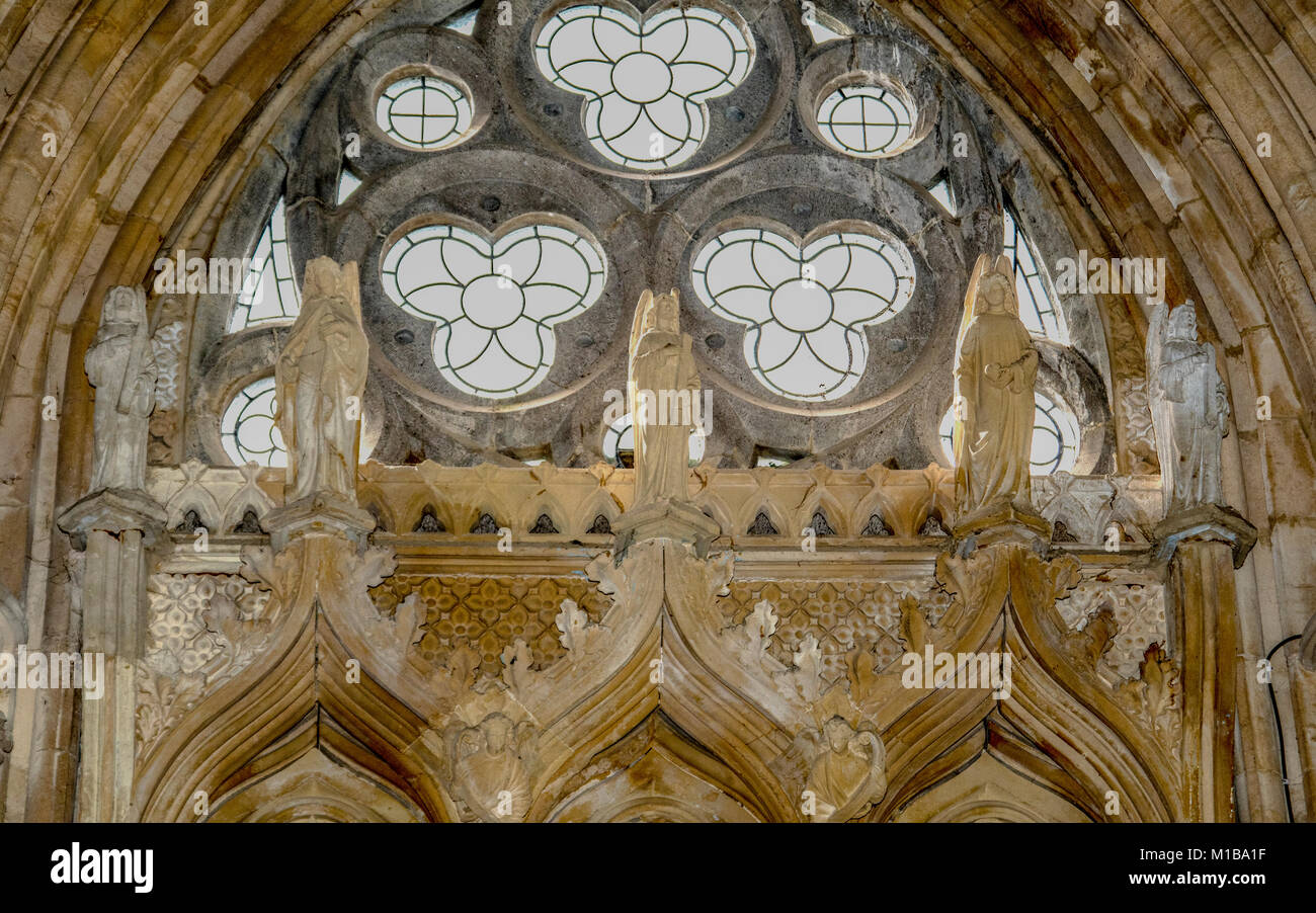 Kylemore Abbey, Neo-Gothic Church Stock Photo - Alamy