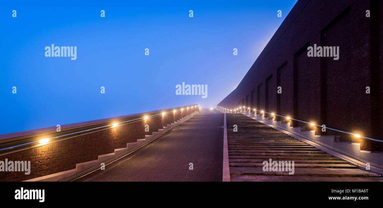 Bridge with stairs hi-res stock photography and images - Alamy