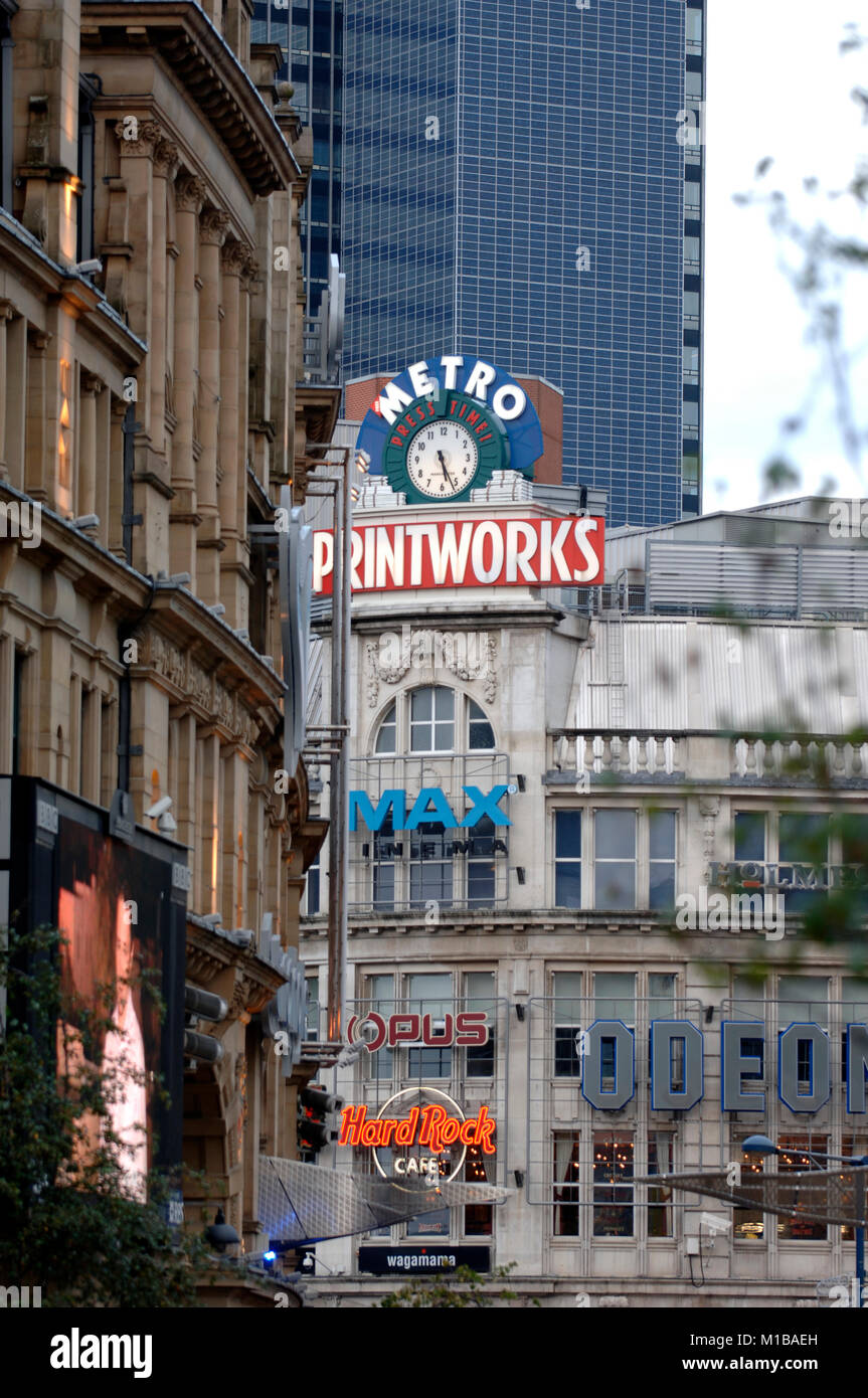 The Printworks in the city centre manchester uk Stock Photo - Alamy