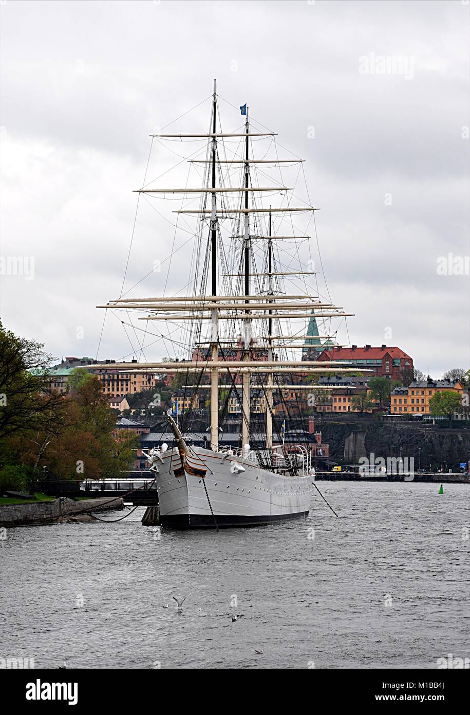 old ship in harbor, city Stockholm, Sweden, Europe Stock Photo - Alamy