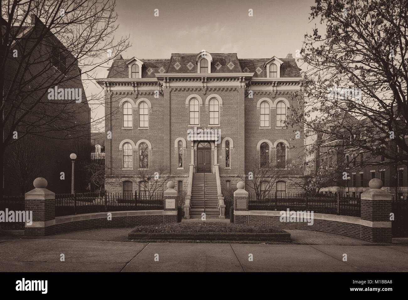 Harker Hall (built in 1877) on the campus of the University of Illinois ...