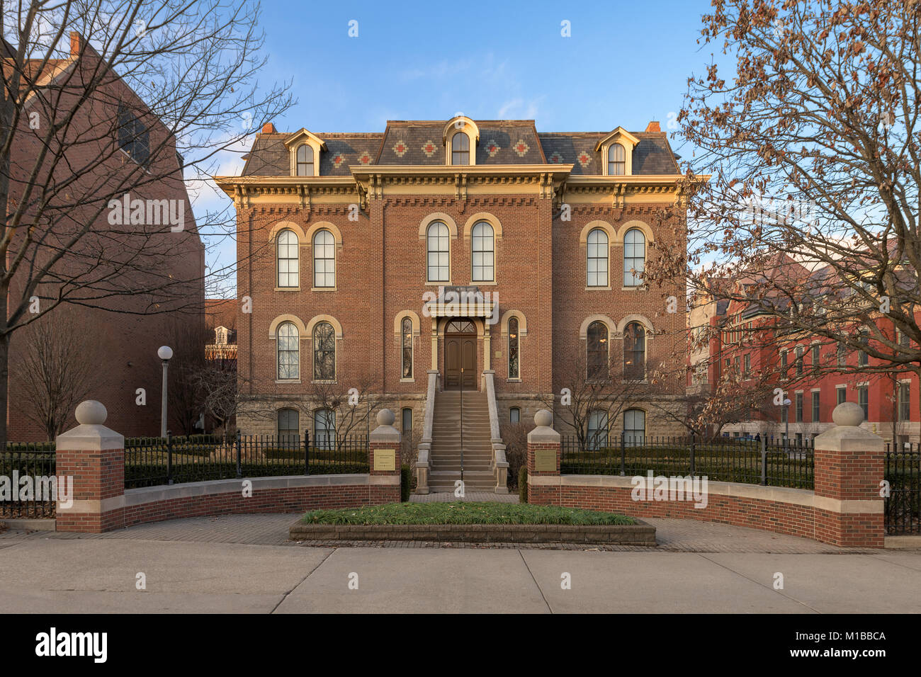 Harker Hall (built in 1877) on the campus of the University of Illinois ...