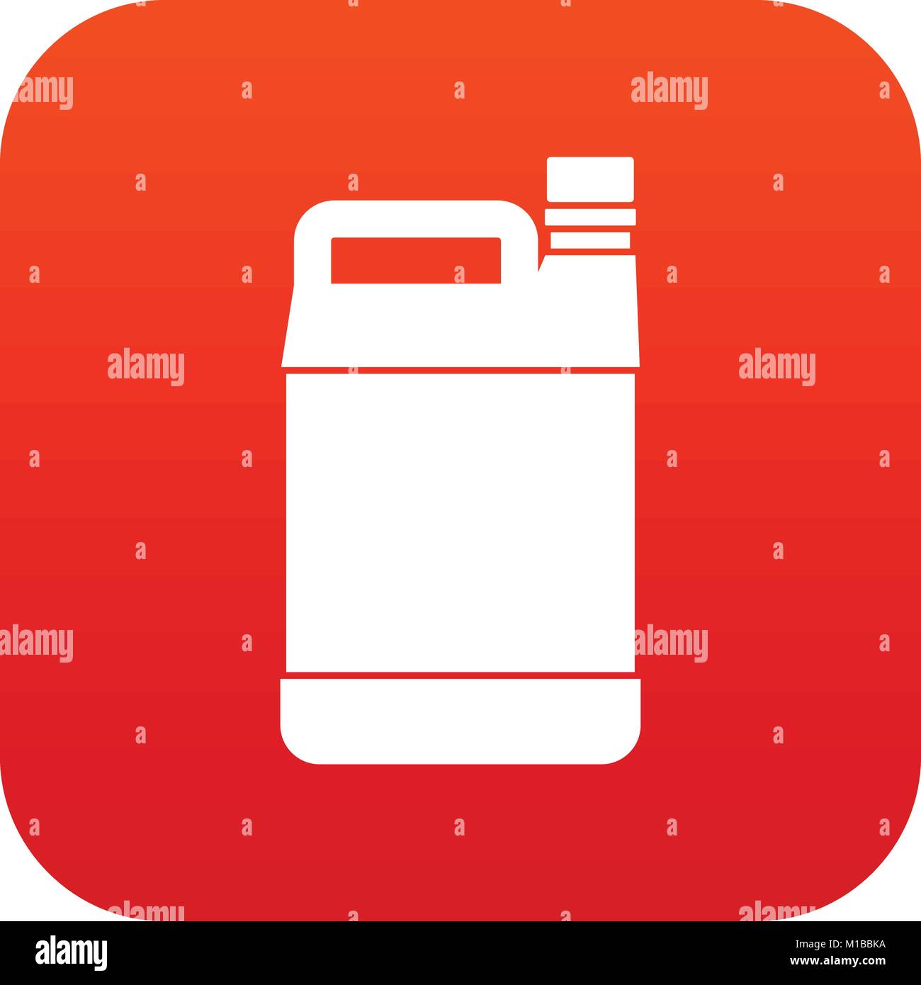 Jerrycan icon digital red Stock Vector Image & Art - Alamy