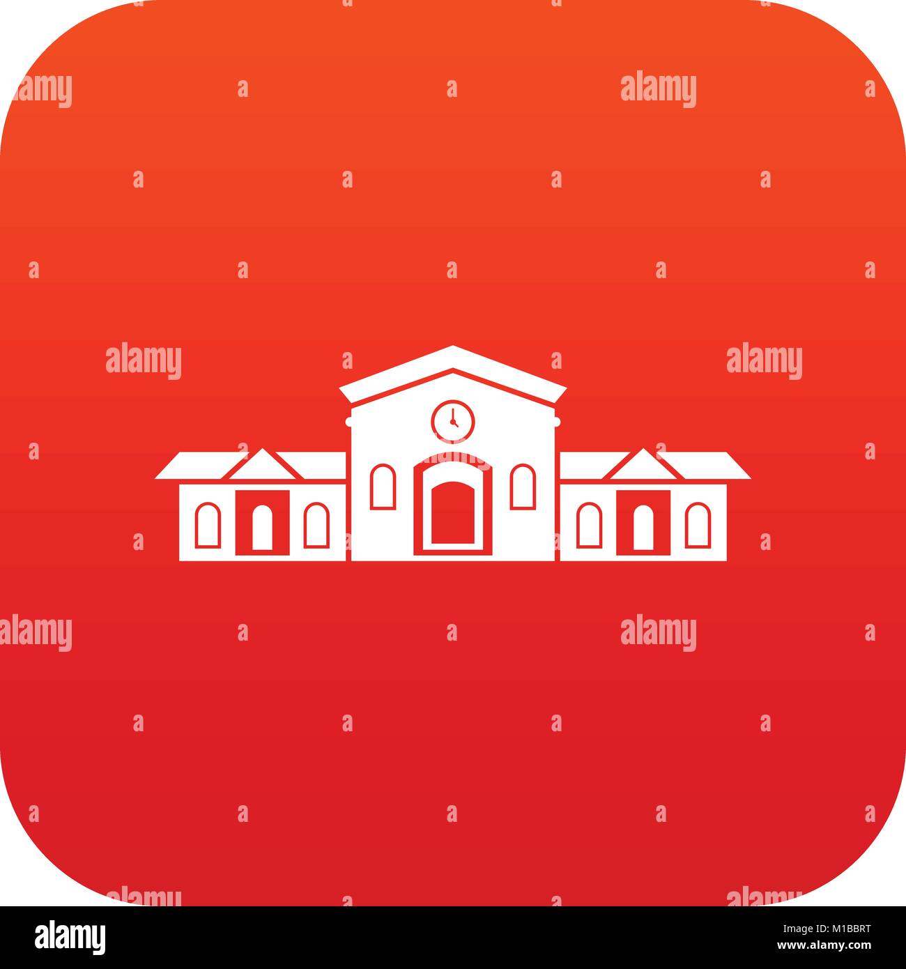 Red railway signal Stock Vector Images - Alamy