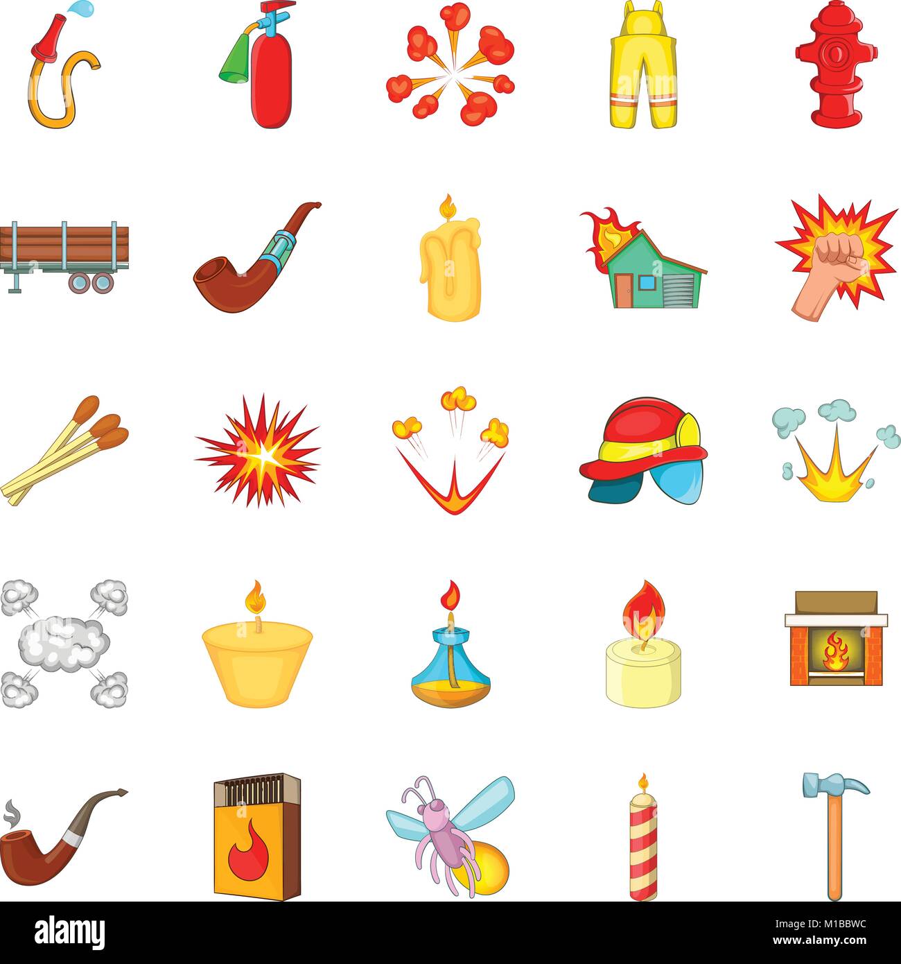 Hot weather fireman Stock Vector Images - Alamy