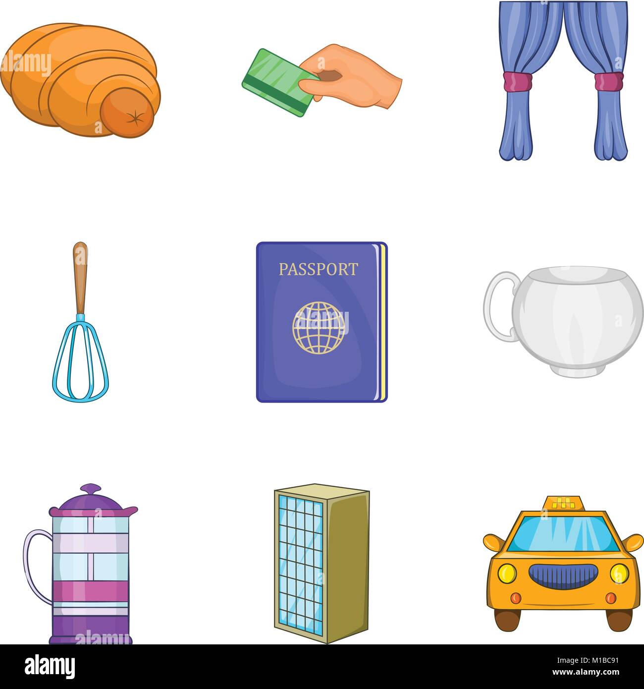 Pub icons set, cartoon style Stock Vector Image & Art - Alamy
