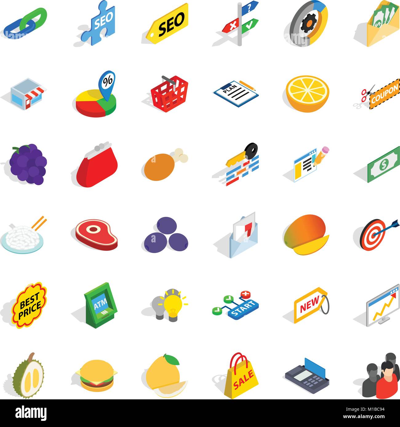 Resell icons set, isometric style Stock Vector Image & Art - Alamy