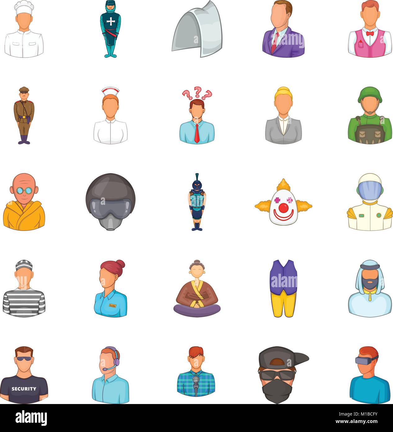 Aspect icons set, cartoon style Stock Vector Image & Art - Alamy