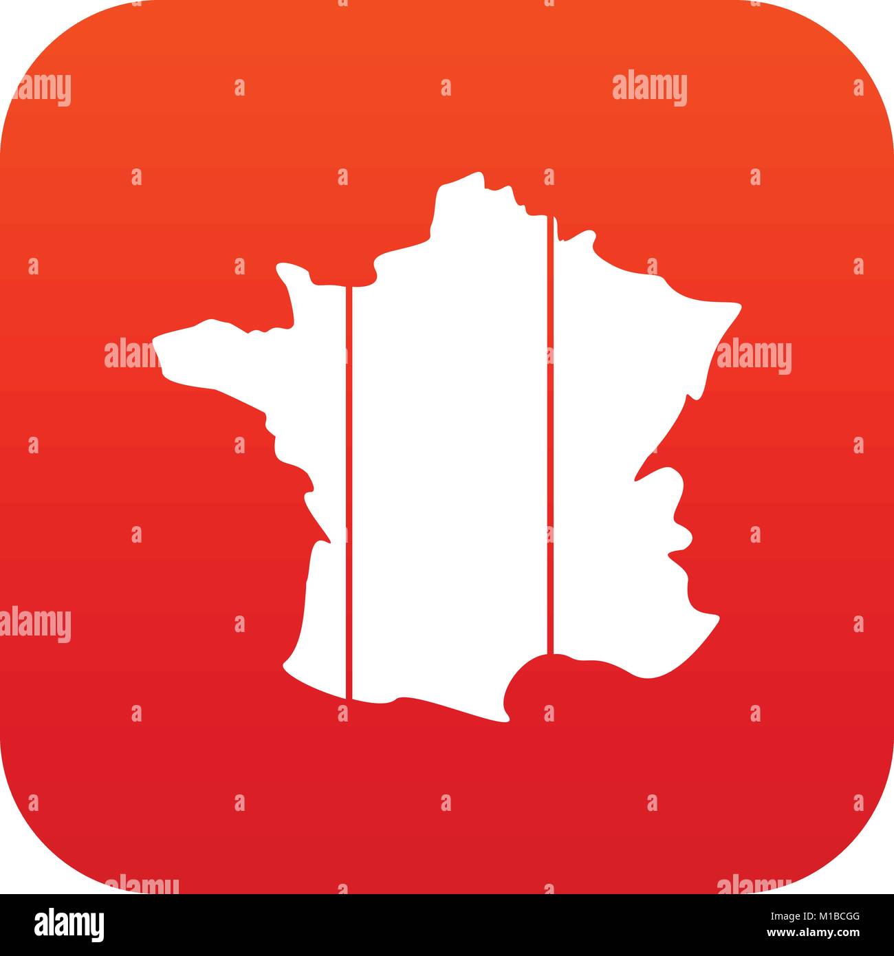 France icon digital red Stock Vector Image & Art - Alamy
