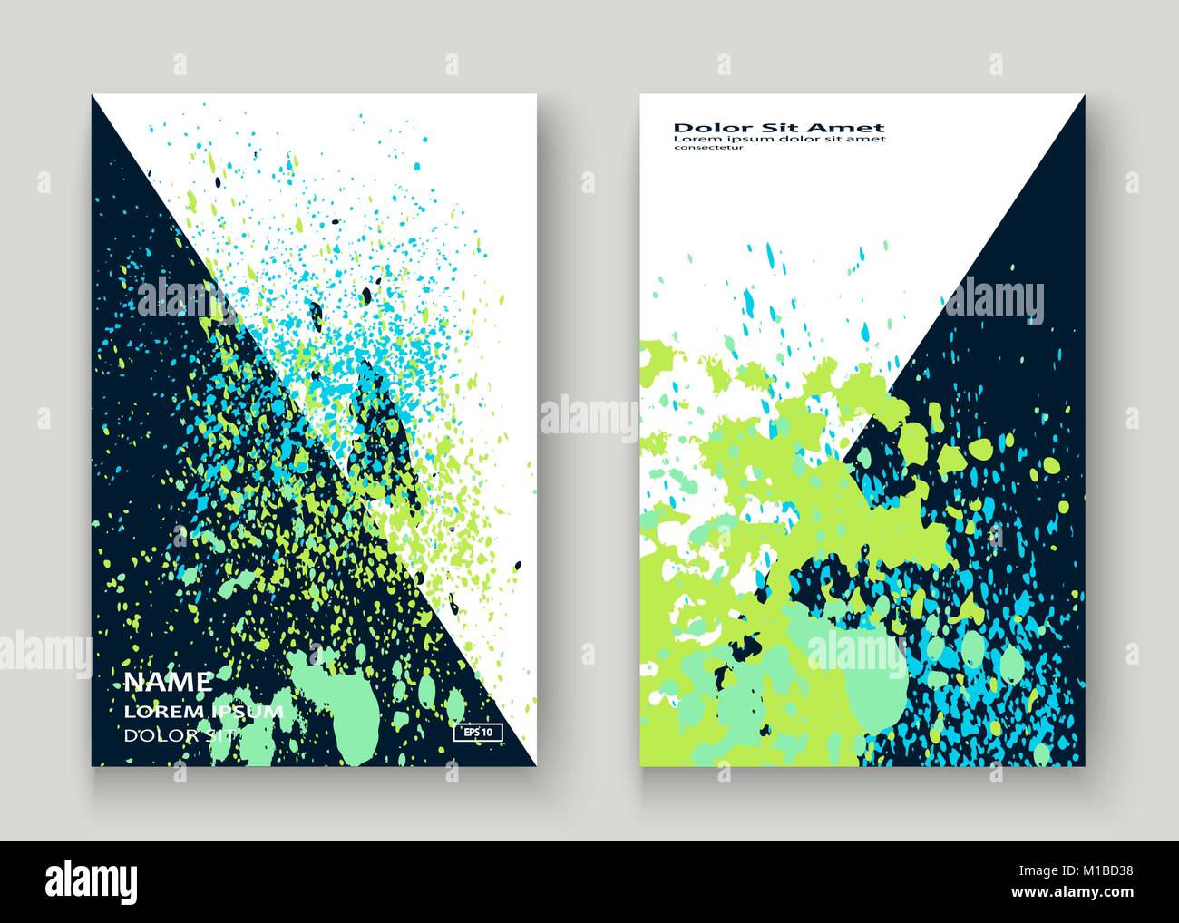 Splash of greenery Stock Vector Images - Alamy