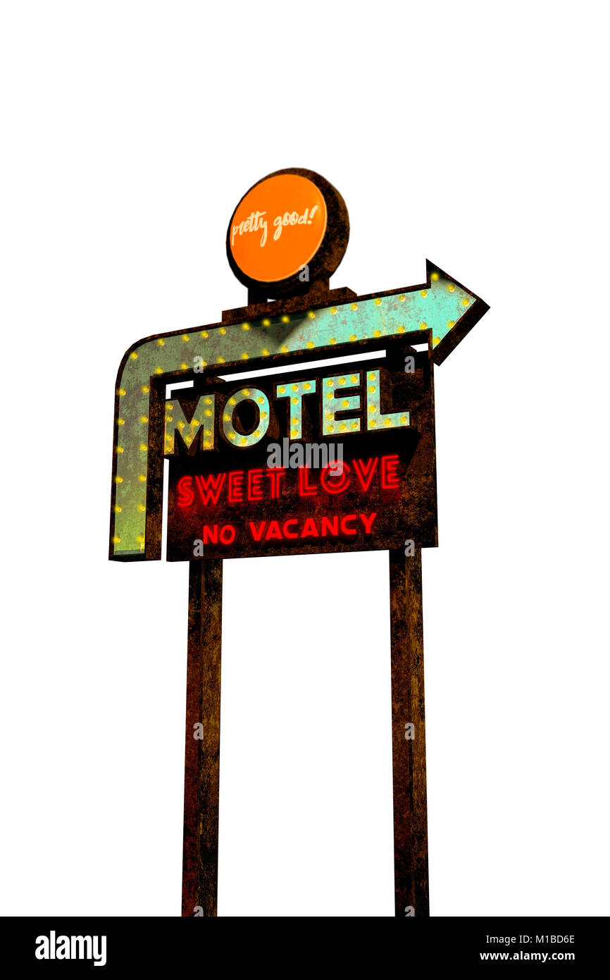 Old hotel marquee sign hi-res stock photography and images - Alamy