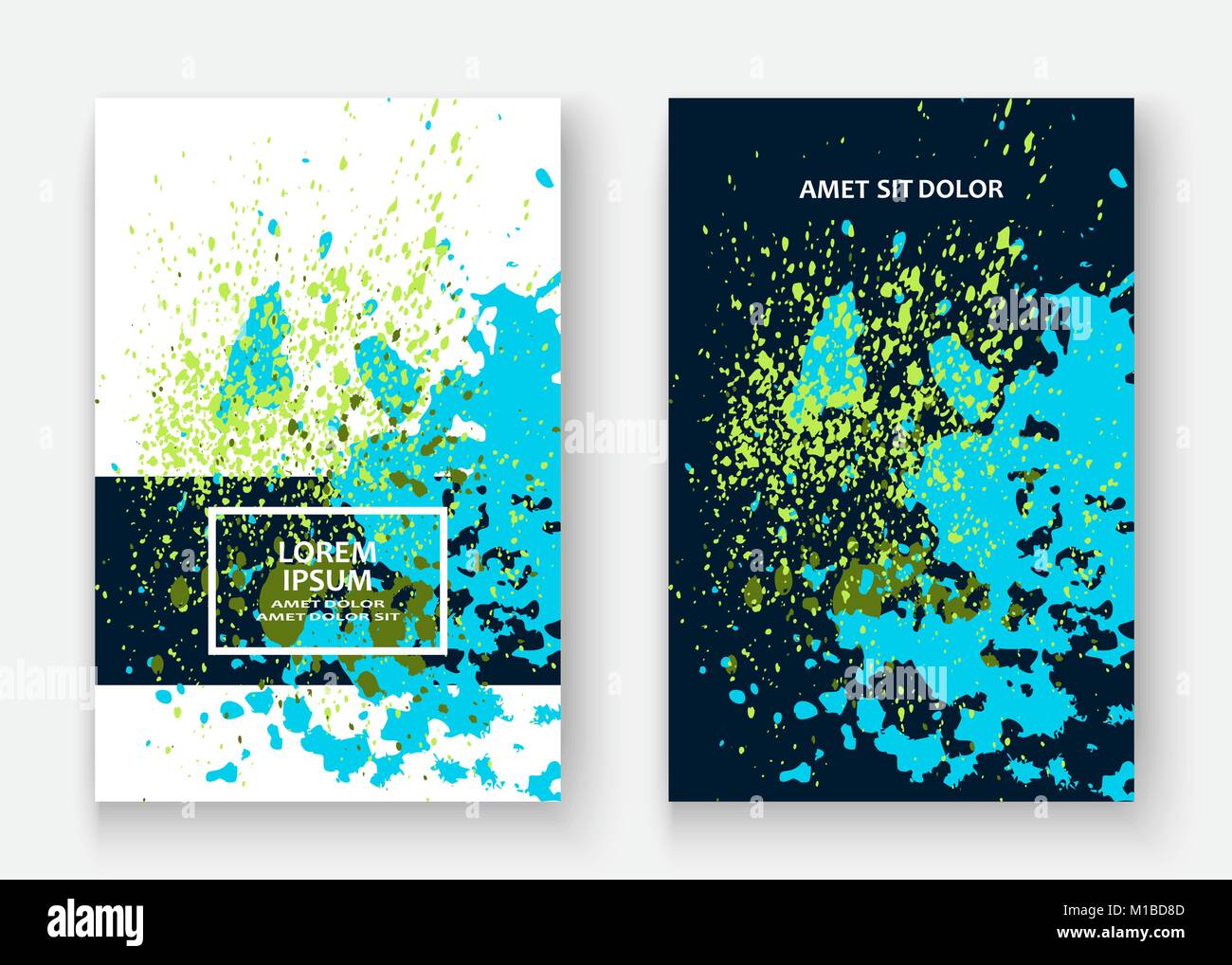 Splash of greenery Stock Vector Images - Alamy