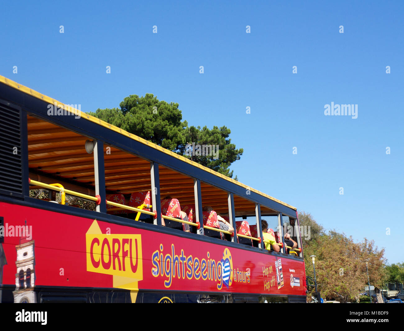 Corfu bus tour hi-res stock photography and images - Alamy