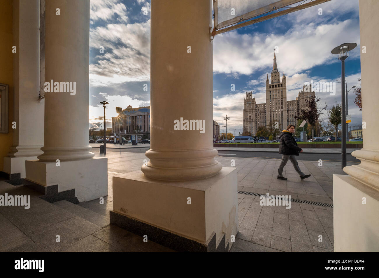 Russia, Moscow. Kudrinskaya Square Stock Photo - Alamy