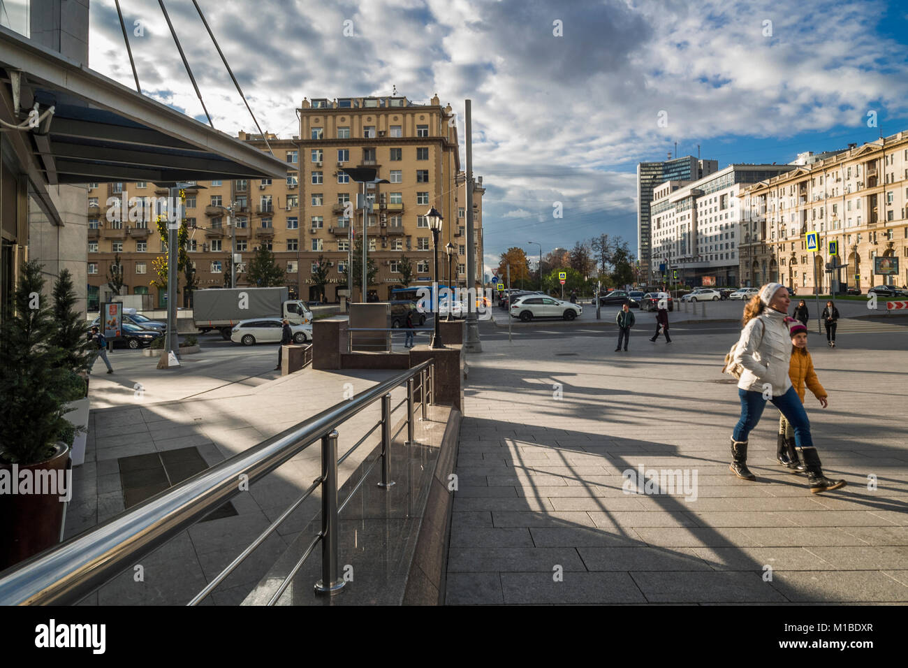 Russia, Moscow. Novinsky Boulevard Stock Photo - Alamy