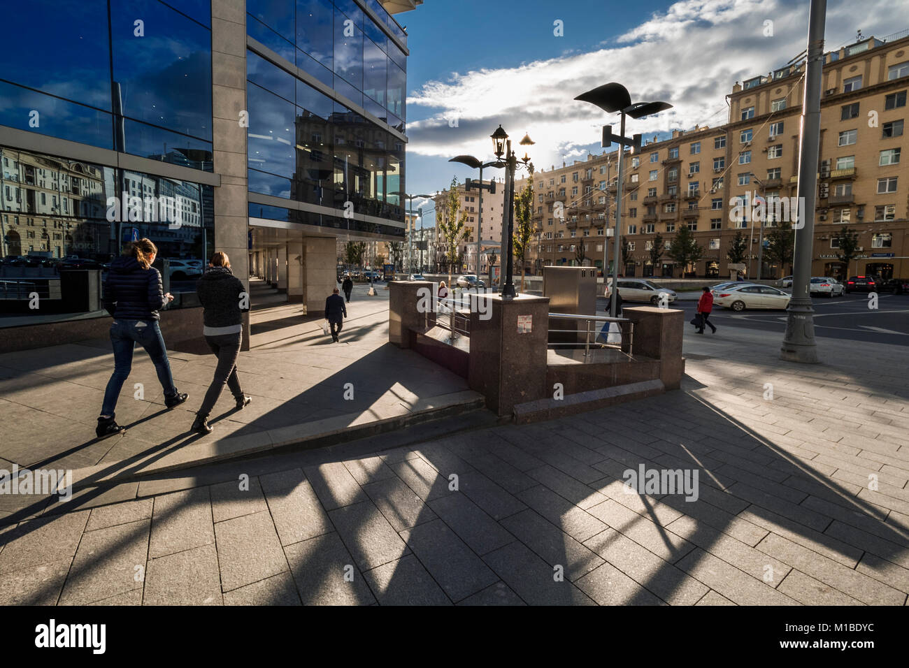 Russia, Moscow. Novinsky Boulevard Stock Photo - Alamy