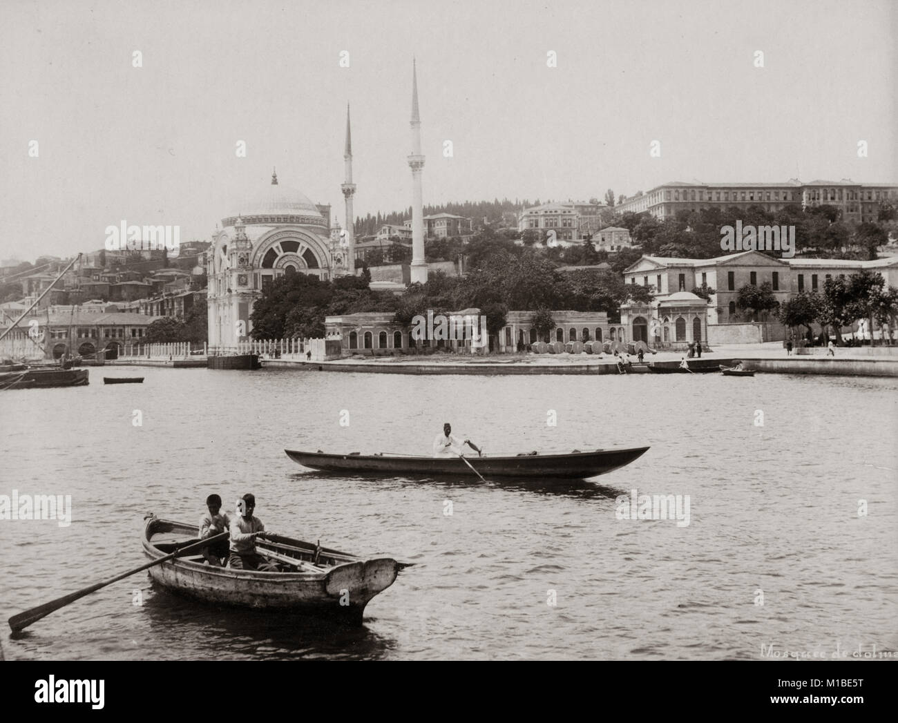Dolmabahce Mosque, Istanbul, Turkey, c.1890 Stock Photo - Alamy