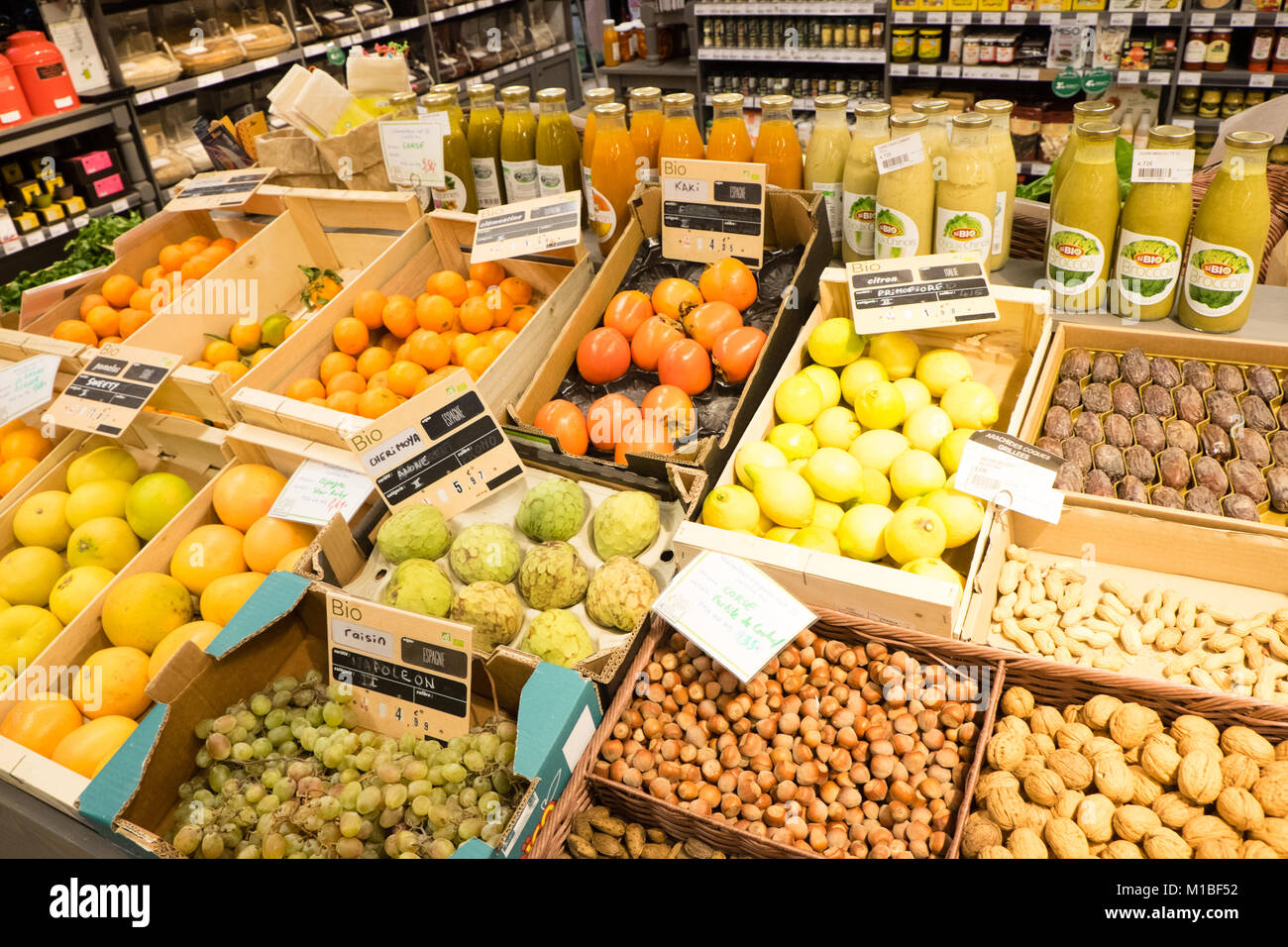 Gm vegetables supermarket hi-res stock photography and images - Alamy
