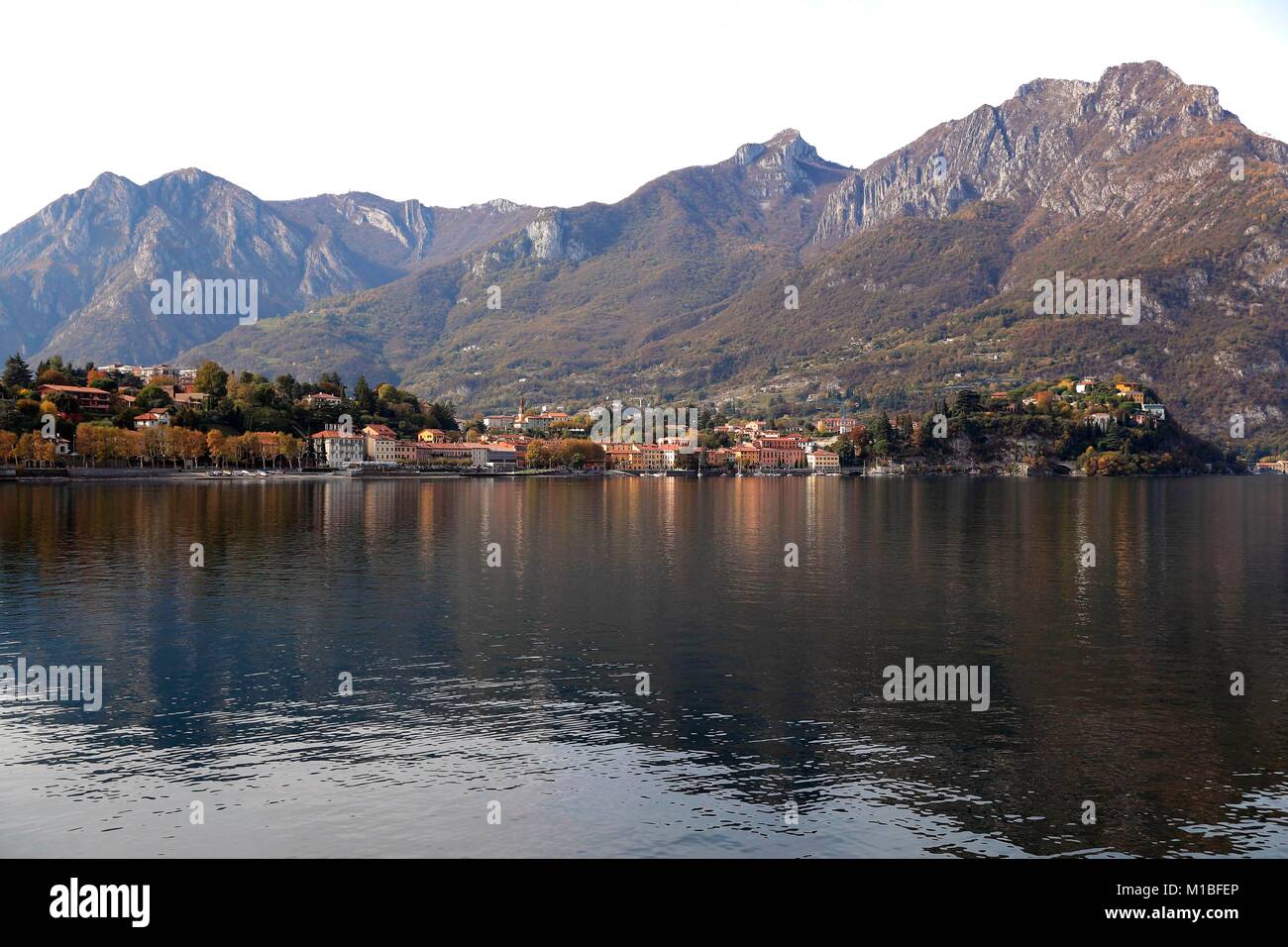 View of city of Lecco, Lake Como, Lombardy, Italy Credit © Ernesto ...