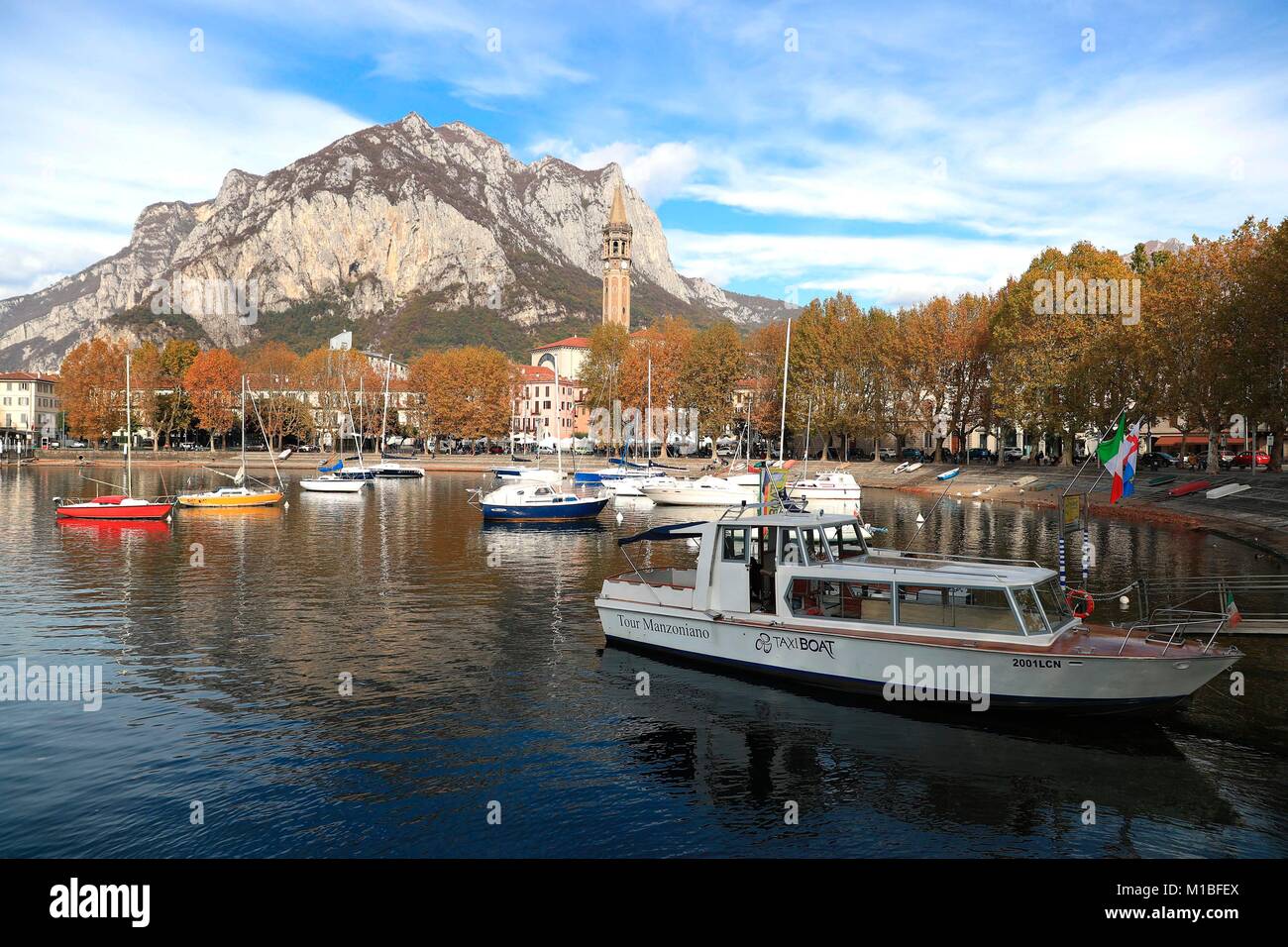 View of city of Lecco, Lake Como, Lombardy, Italy Credit © Ernesto ...