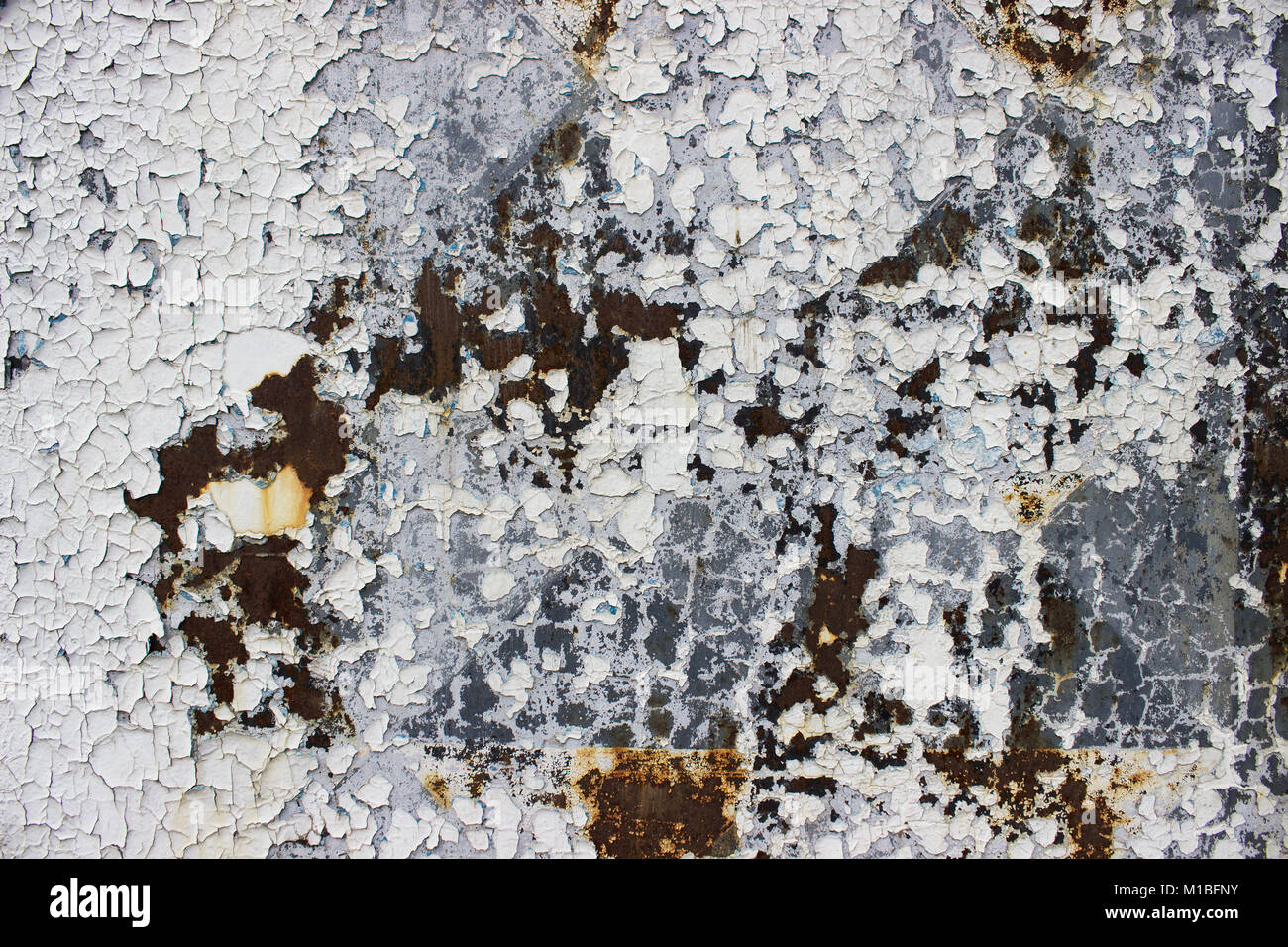 Cracked wall color,Surface paint on the walls are damaged Stock Photo ...