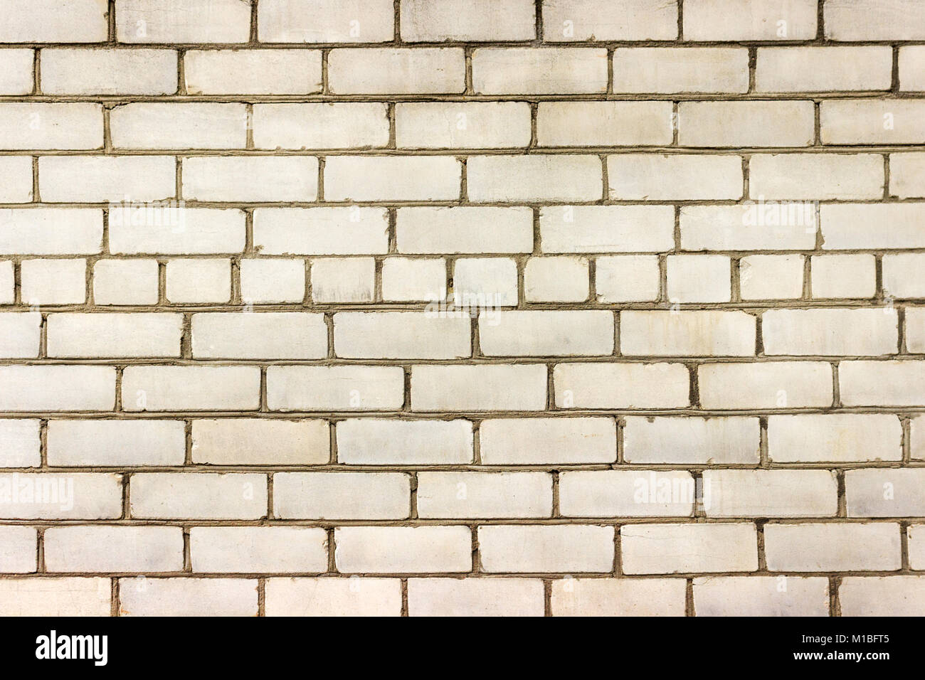 White brick wall, perfect as a background, square photograph Stock ...