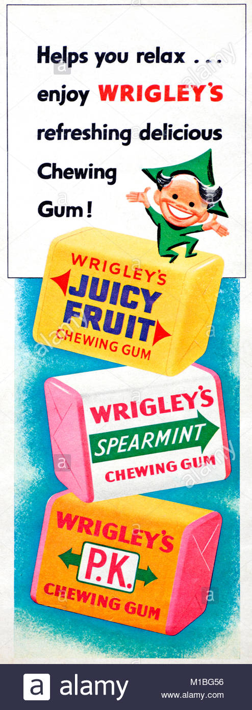 Wrigleys spearmint gum hi-res stock photography and images - Alamy