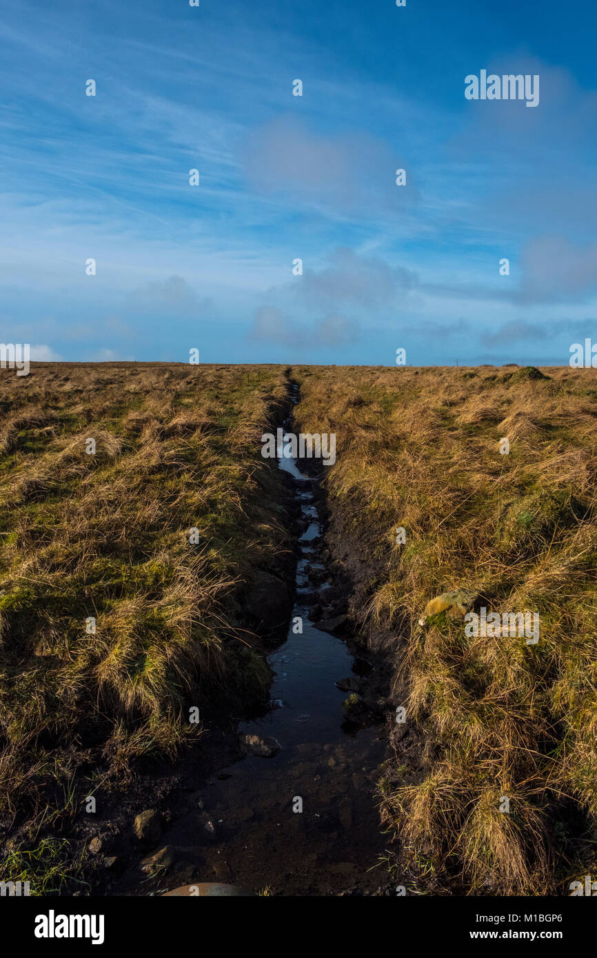 View of Divis and the Black Mountain, National Trust, Belfast, Northern ...