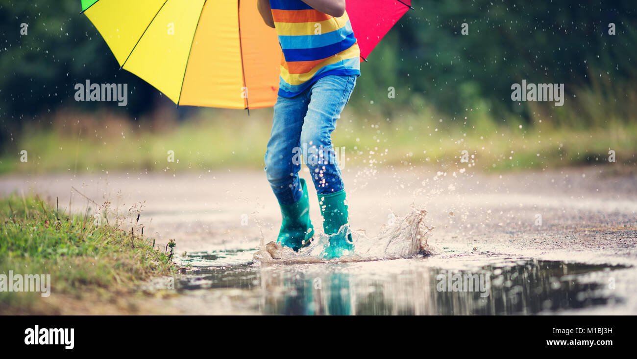 Walking in rain wellies hi-res stock photography and images - Alamy