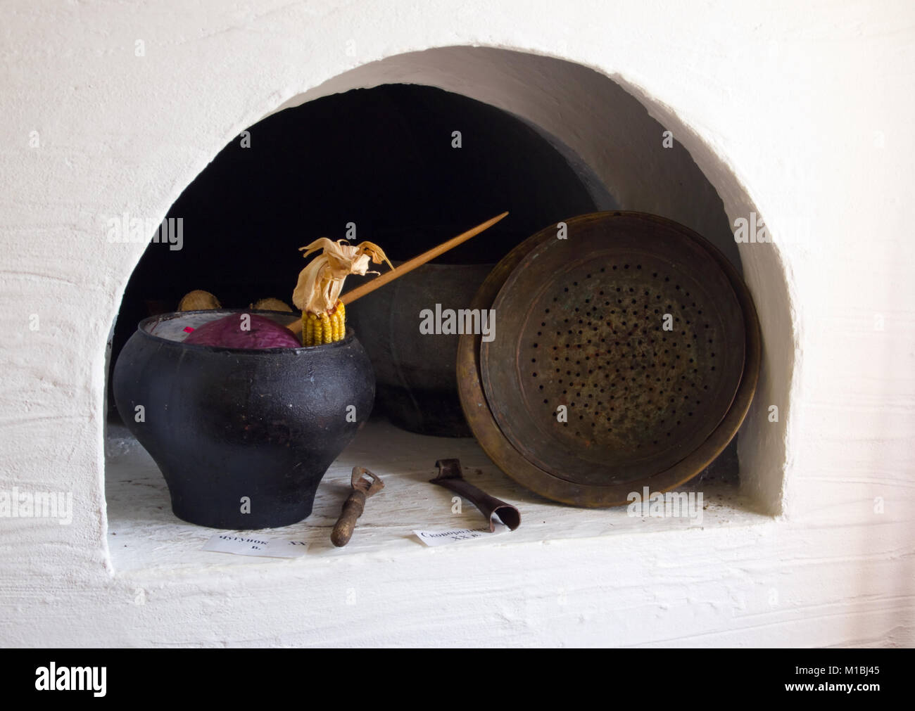 Russian furnace firebox Stock Photo - Alamy