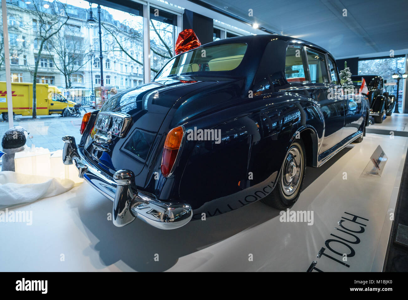 BERLIN - DECEMBER 21, 2017: Showroom. British ultra-exclusive limousine ...