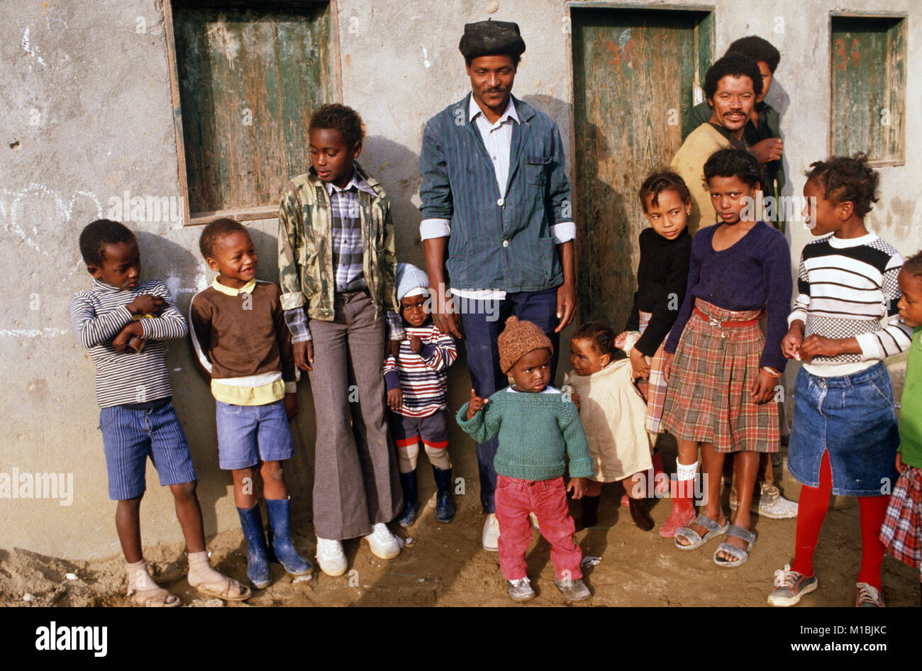 Group of Cape Verde residents in Lisbon, Portugal Stock Photo - Alamy