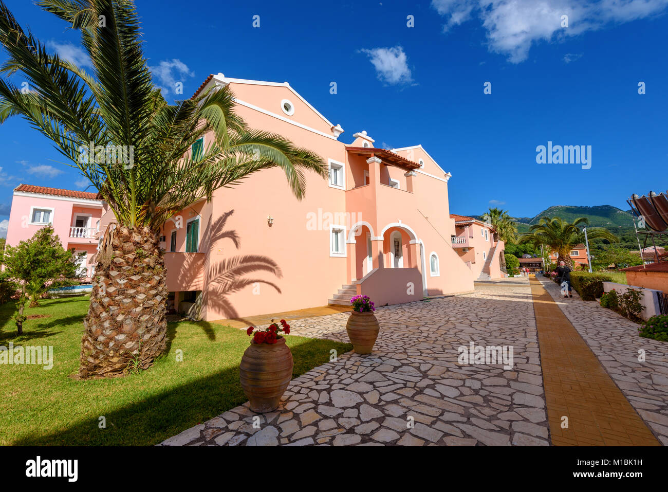Corfu apartments hi-res stock photography and images - Alamy