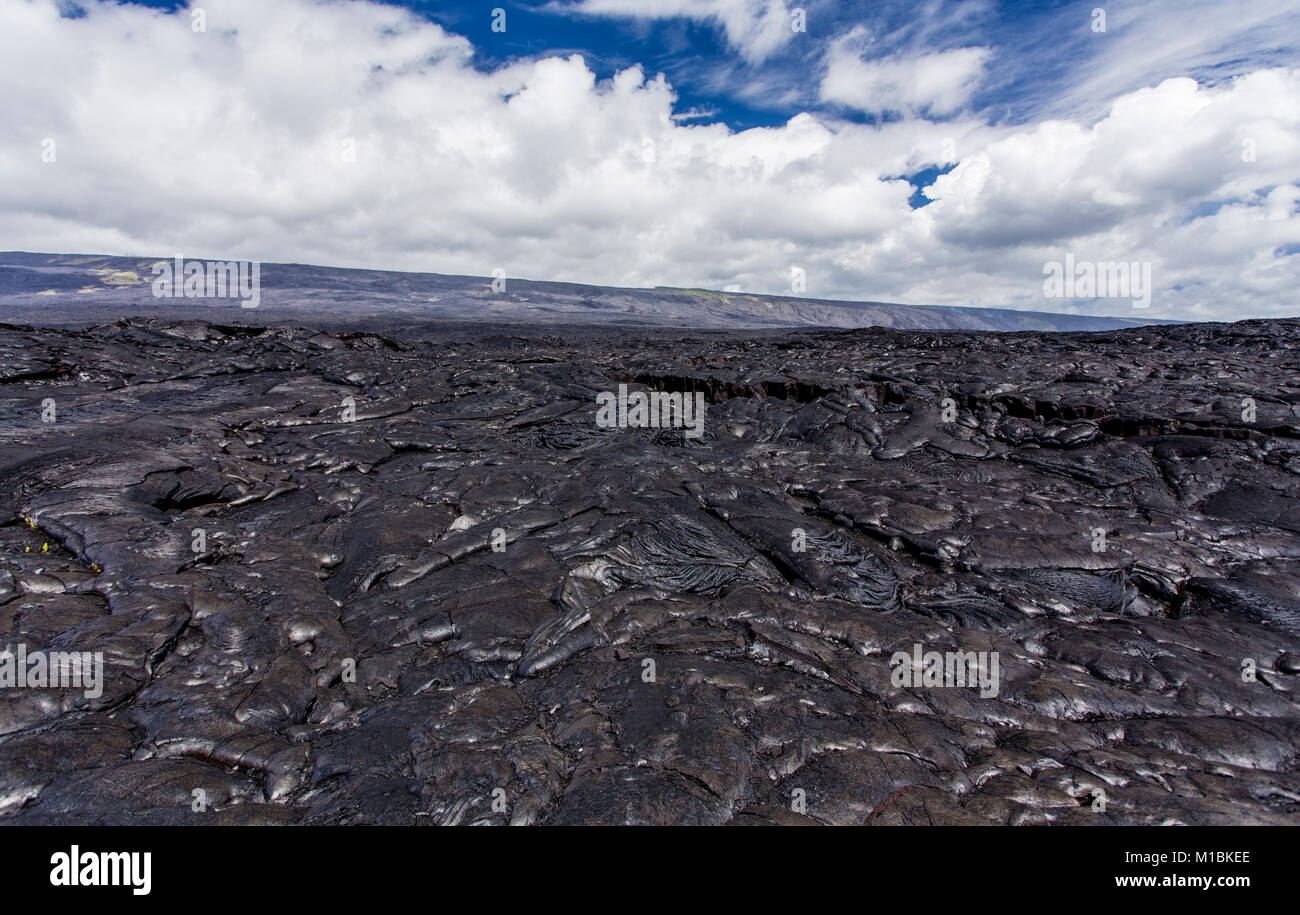 Volcanic landscape at the hills of Kilauea, Big Island, Hawaii Stock ...