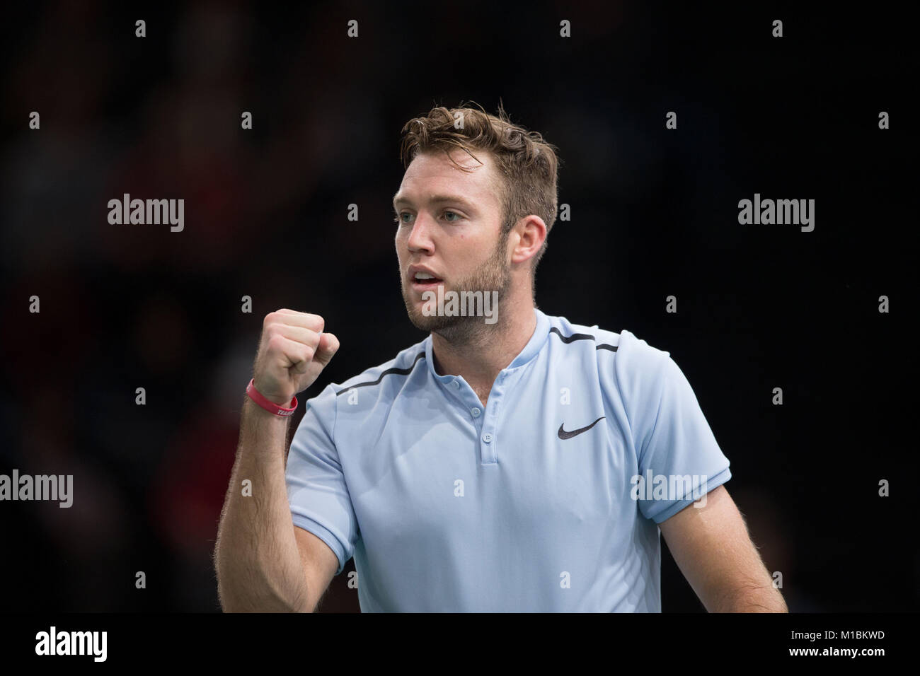 Tennis player Jack Sock attending the Rolex Paris Masters at the Accord ...