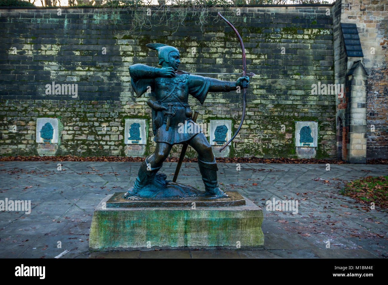 The Robin Hood statue, in Nottingham Castle, is a symbol for the city ...
