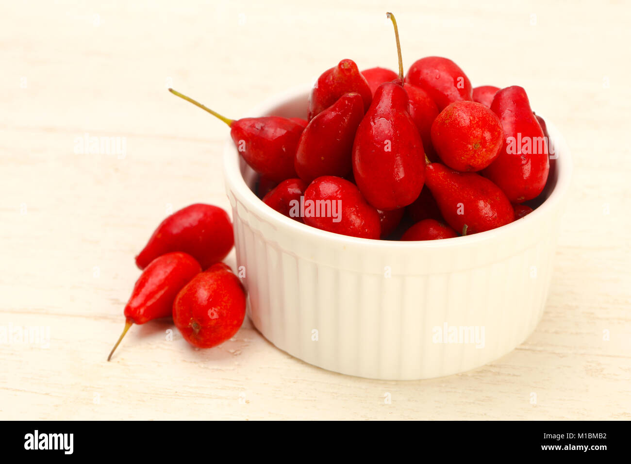 The cornel fruit Stock Photo - Alamy